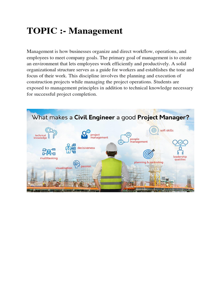 TOPIC Management | Download Free PDF | Employment | Cost