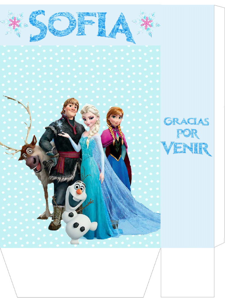Bolsa Cumple Frozen - PPTX Versión 1 | PDF