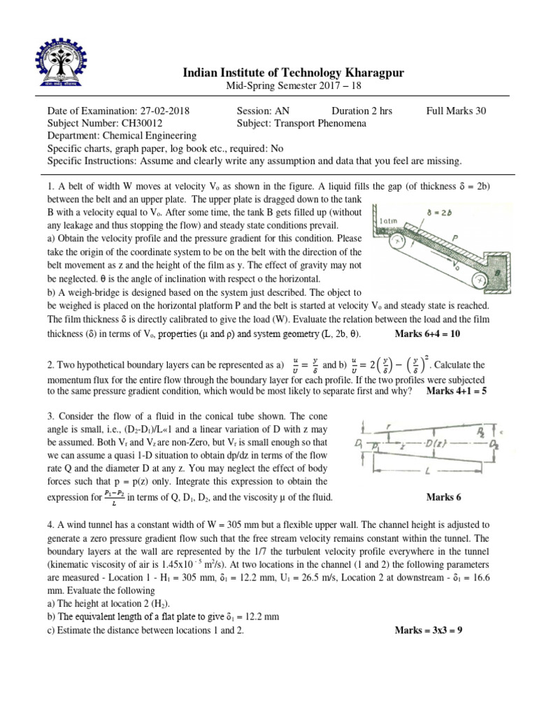 MS2018 | PDF | Boundary Layer | Viscosity