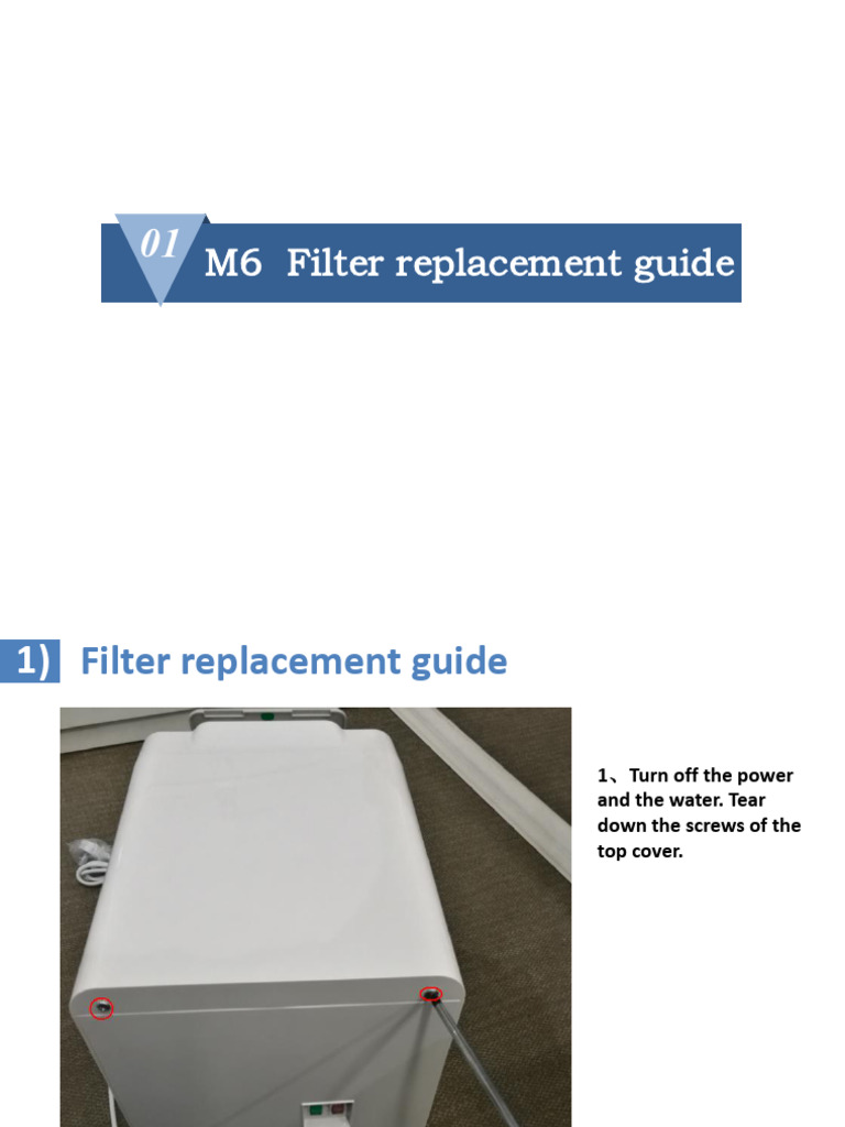 Midea Filter Replacement Instructions | PDF