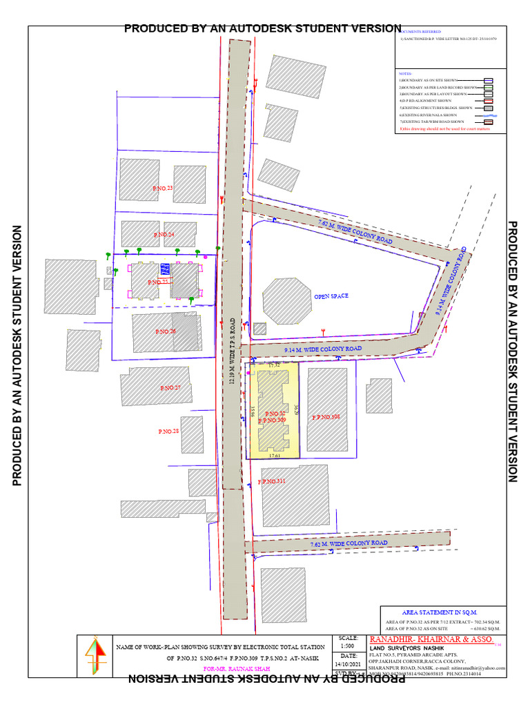 PT Sheet Survey Plan for Land | PDF