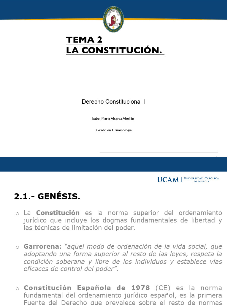 Esquemas+Pp+Tema+2. +La+Constitución | PDF | Constitución | Justicia