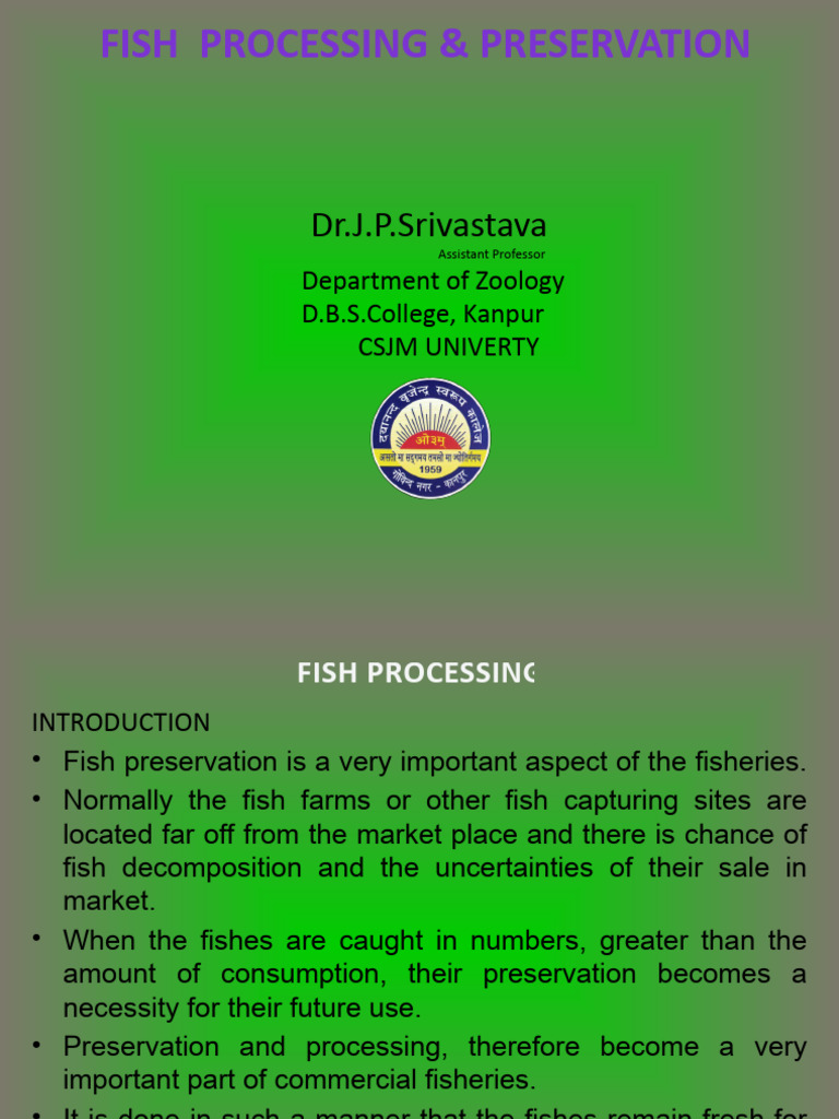 Fish Preservation Techniques | PDF | Food Preservation | Freezing