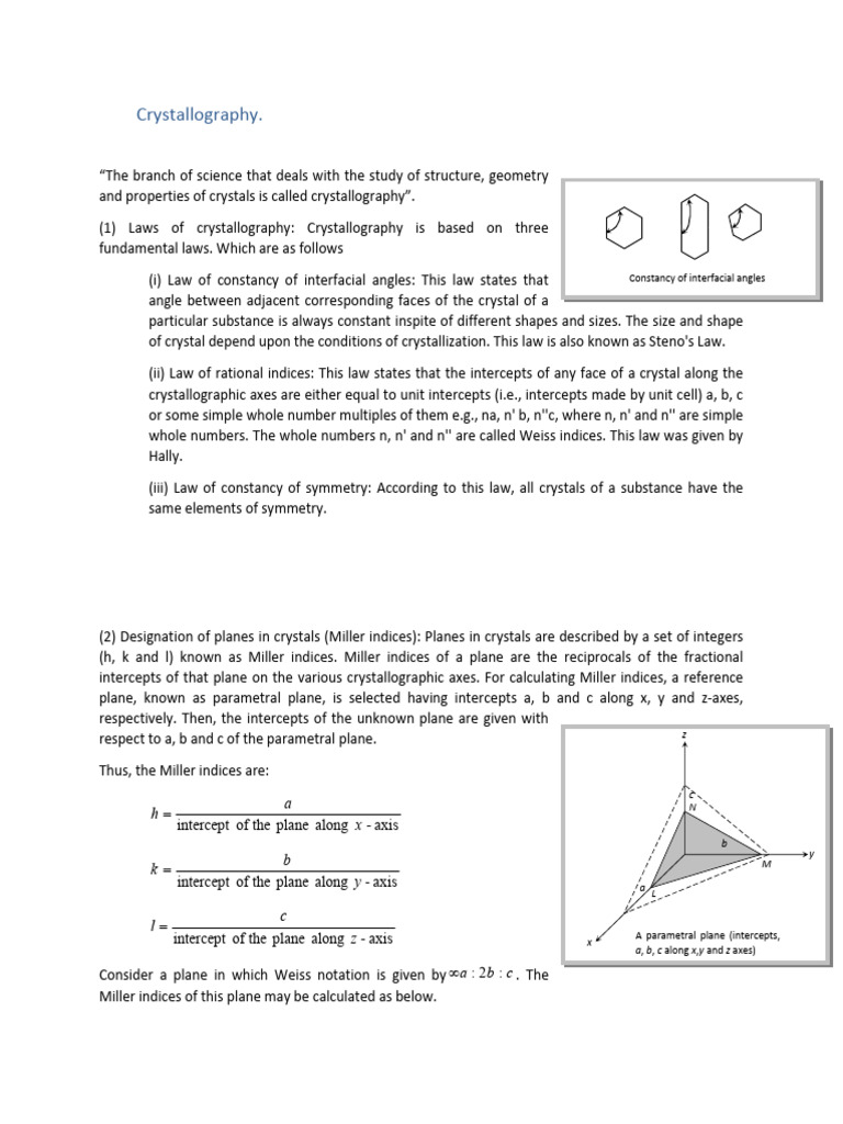 2 - JEE - Chemistry - Solid State - Crystallography | PDF | Crystal Structure | Crystallography