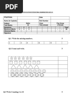Nursery Question Paper: 1. Colour The Following Picture Using 3 Colours ...