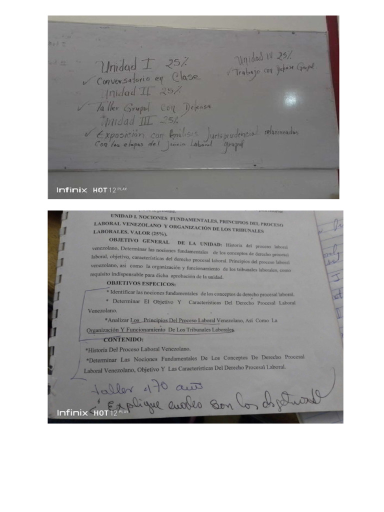 HISTORIA DEL PROCESO LABORAL VENEZOLANO.docx 4TO AÑO ANITA. 111 doc (1) | PDF | Ley procesal ...