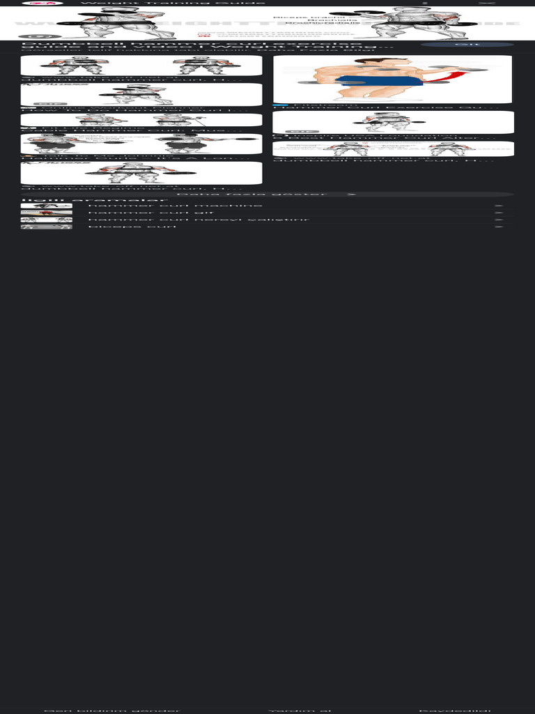 Hammer Curl Exercise Guide | PDF