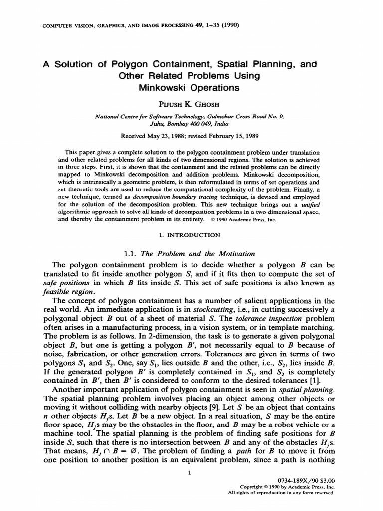 Minkovski Ghosh1990 | PDF | Geometry | Mathematics