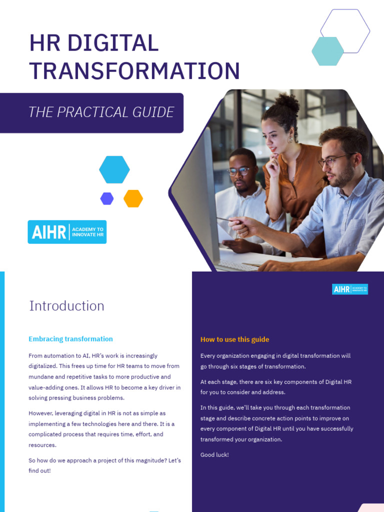 HR Digital Transformation Guide AIHR | PDF | Analytics | Innovation