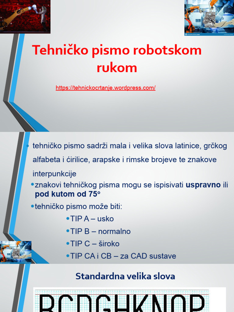 Tehnicko Pismo | PDF