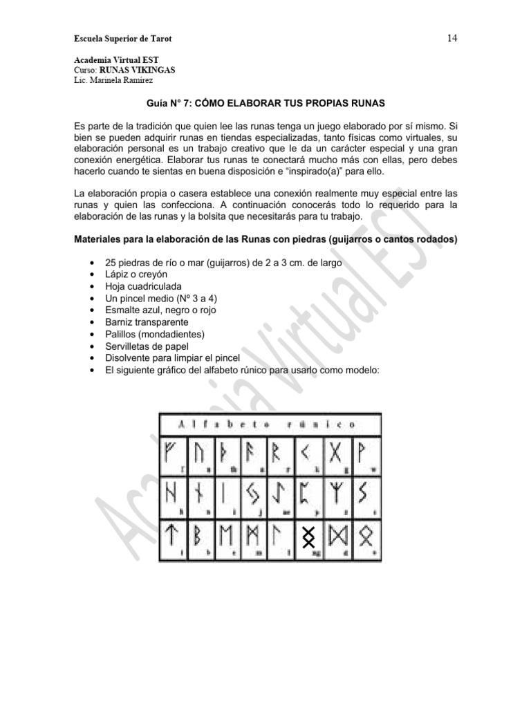 Cómo Elaborar Tus Propias Runas | PDF | Runas | Pinturas