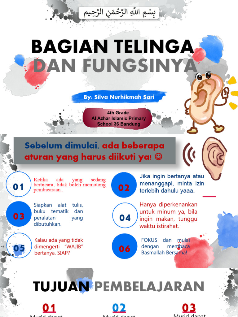 IPA TEMA 1.b BAGIAN TELINGA DAN FUNGSINYA | PDF