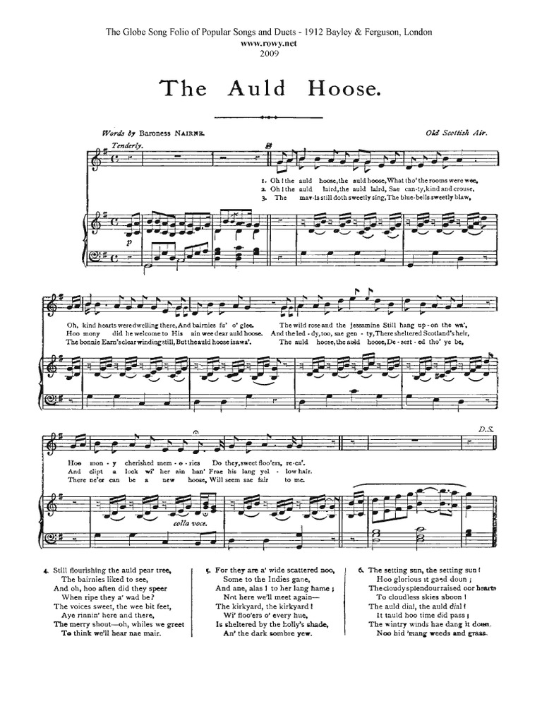 The Auld Hoose | PDF