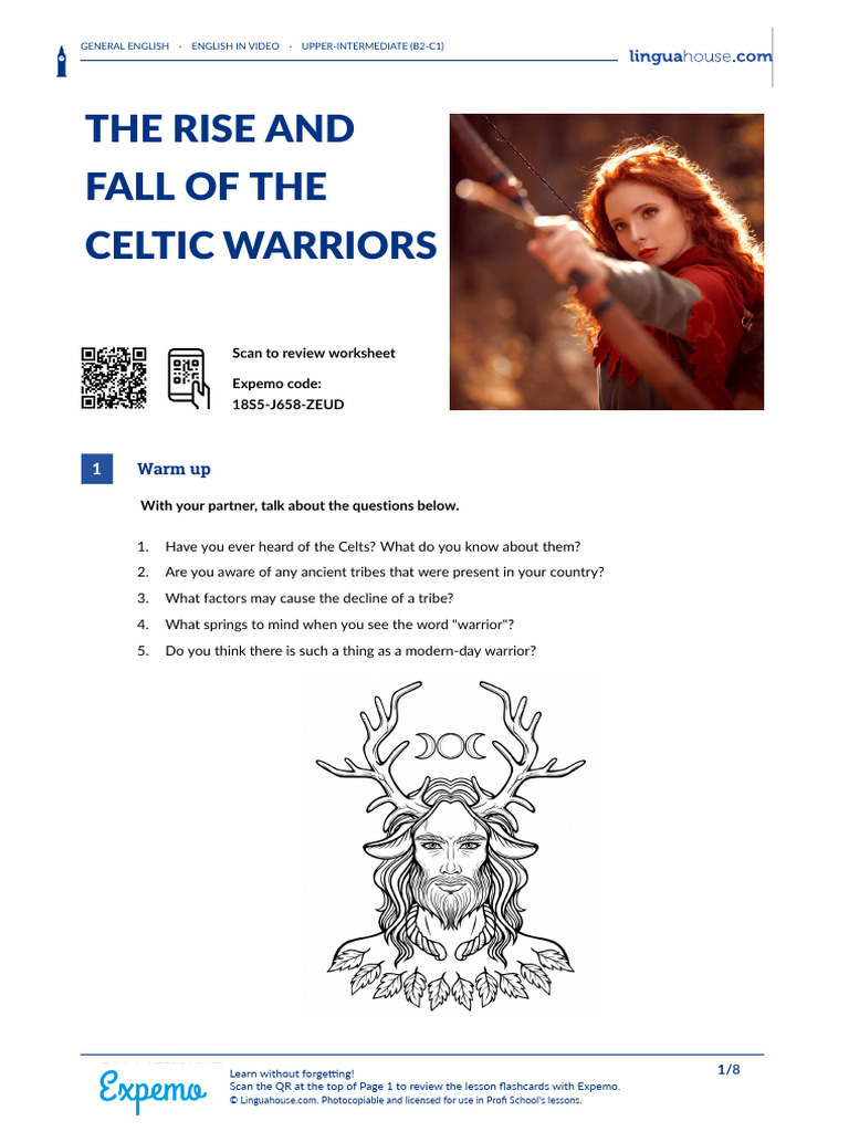 The Rise and Fall of The Celtic Warriors British English Student 2 ...
