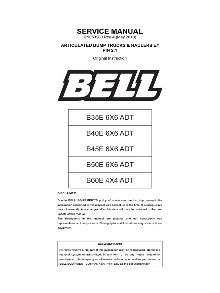 Service Manual Bell | PDF | Ignition System | Tire