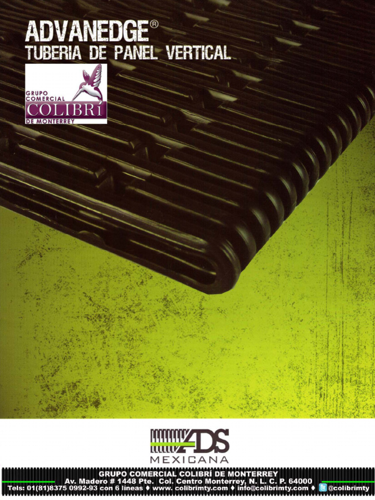 Advanedge Tuberia de Panel Vertical | PDF