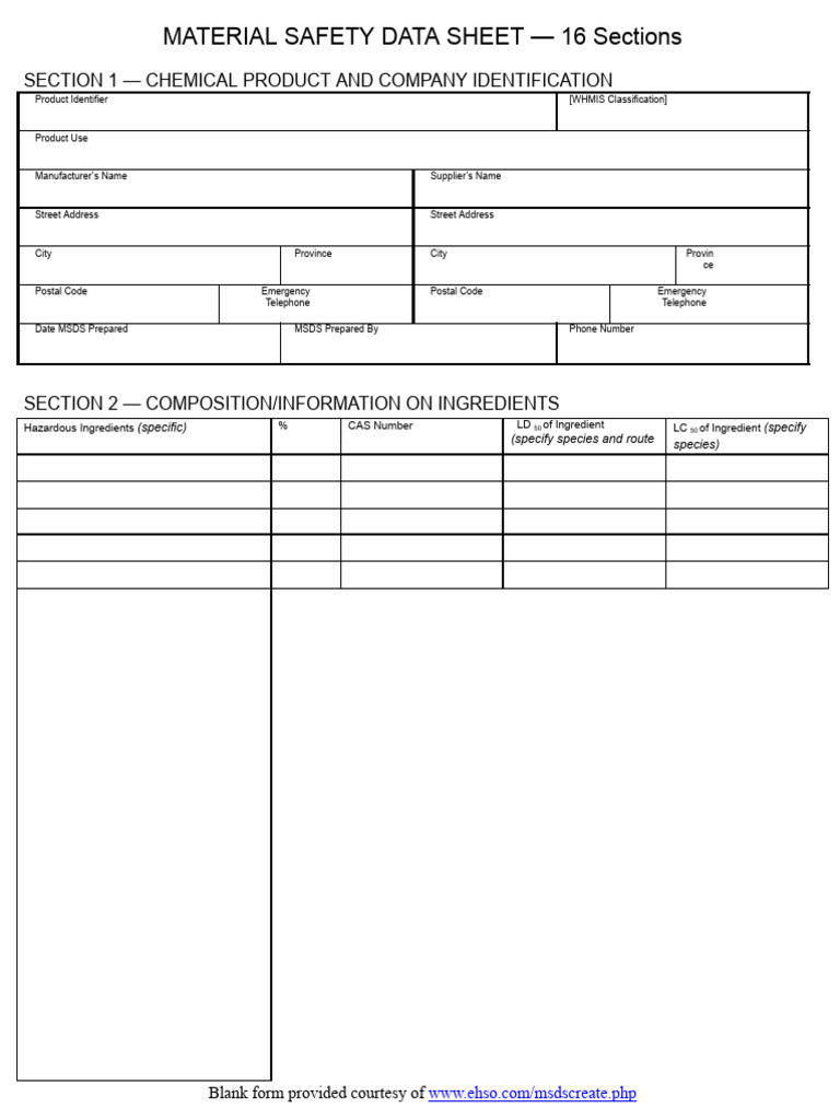 Comprehensive MSDS Guide | PDF | Toxicity | Hazards