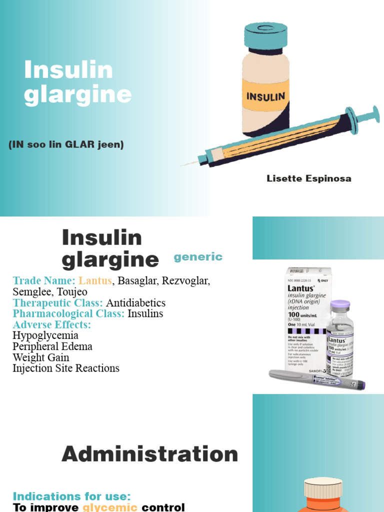 Insulin Glargine | PDF | Wellness