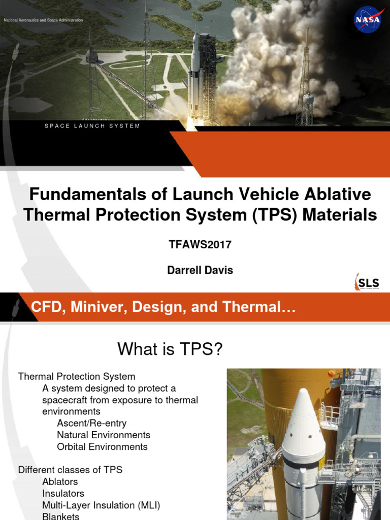 Fundamentals of TPS Ablative | PDF | Space Shuttle Solid Rocket Booster ...