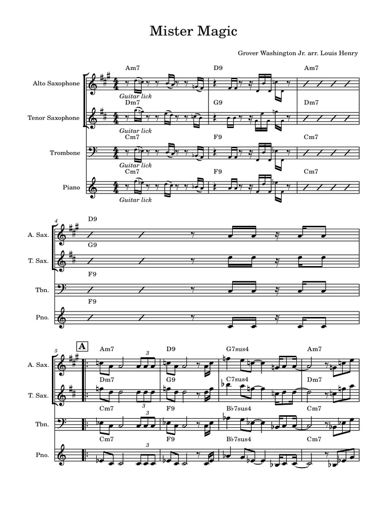 Mister Magic | PDF | American Popular Music | American Styles Of Music