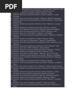 100 Questions Réponses Culture Générale | PDF | Continent | Mer