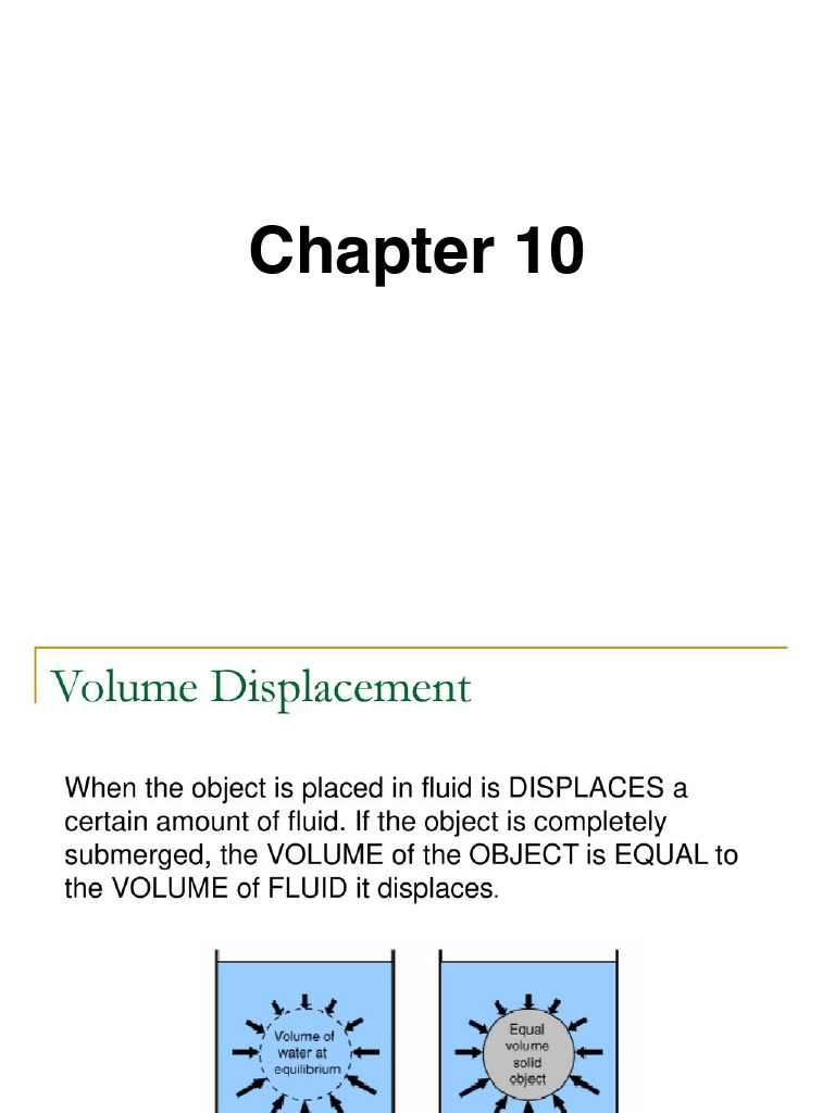 Chap10 Part2 | PDF | Buoyancy | Applied And Interdisciplinary Physics