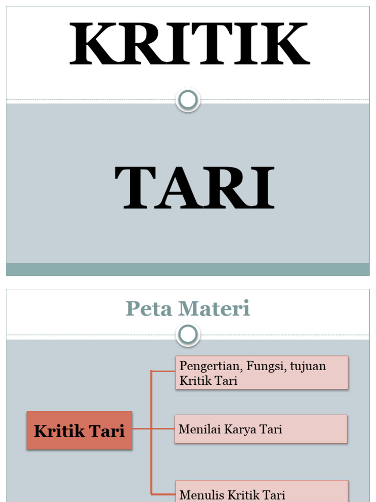 Power Point Kritik Tari | PDF