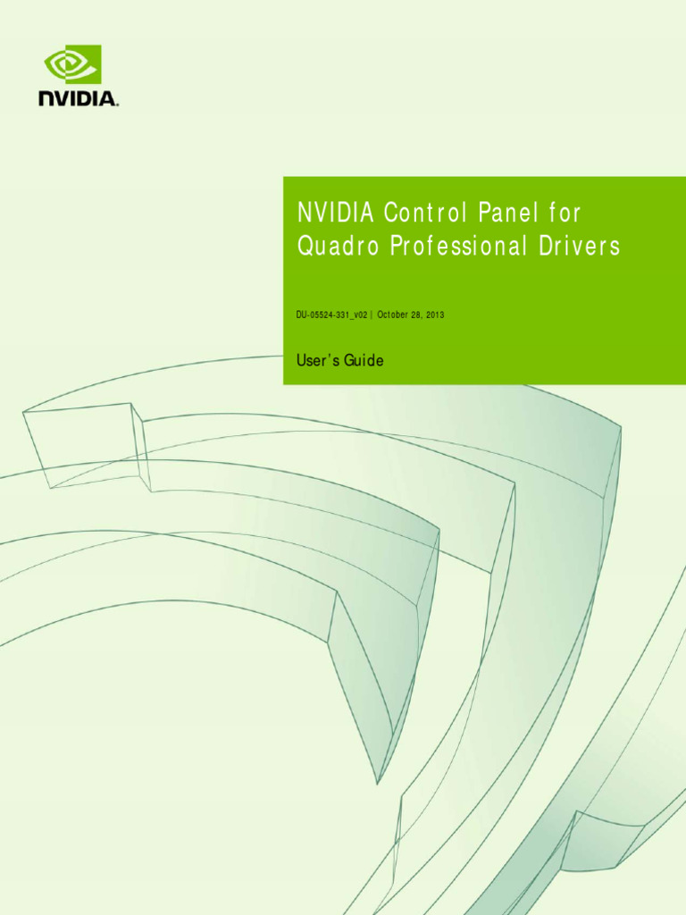 NVIDIA Quadro Control Panel 331 | Download Free PDF | Graphics ...