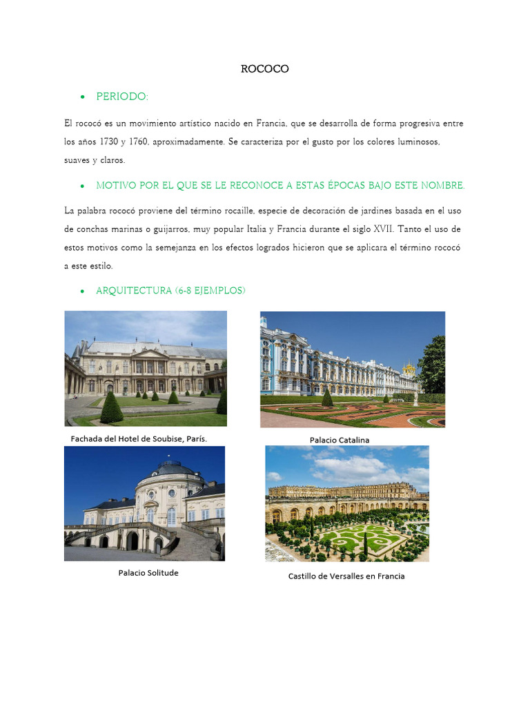 Barroco y Rococo | PDF | Barroco | Iglesia Católica