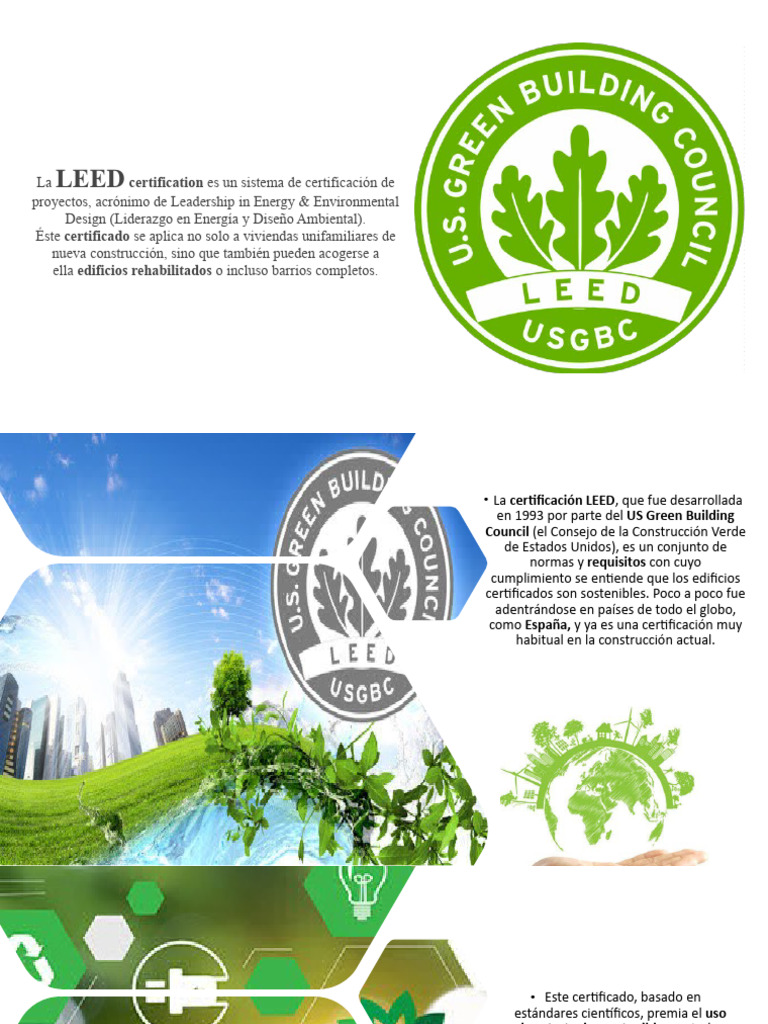 Certificación Leed | PDF | Economias | Economía y medio ambiente