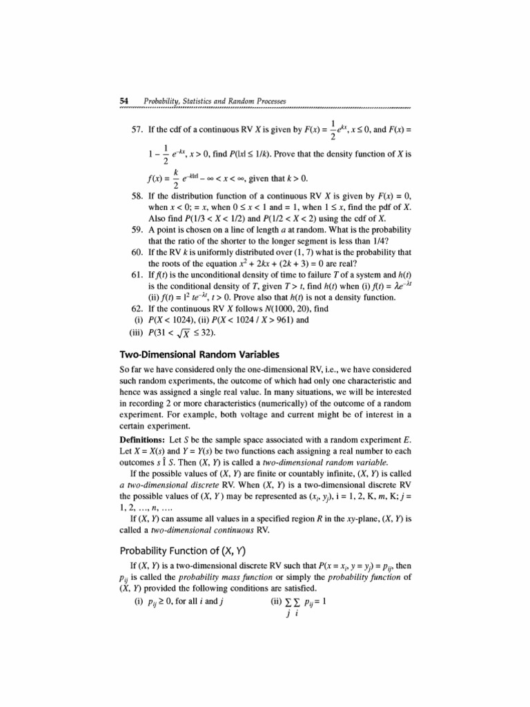 3-Joint Probability Distribution-03-02-2024 | PDF