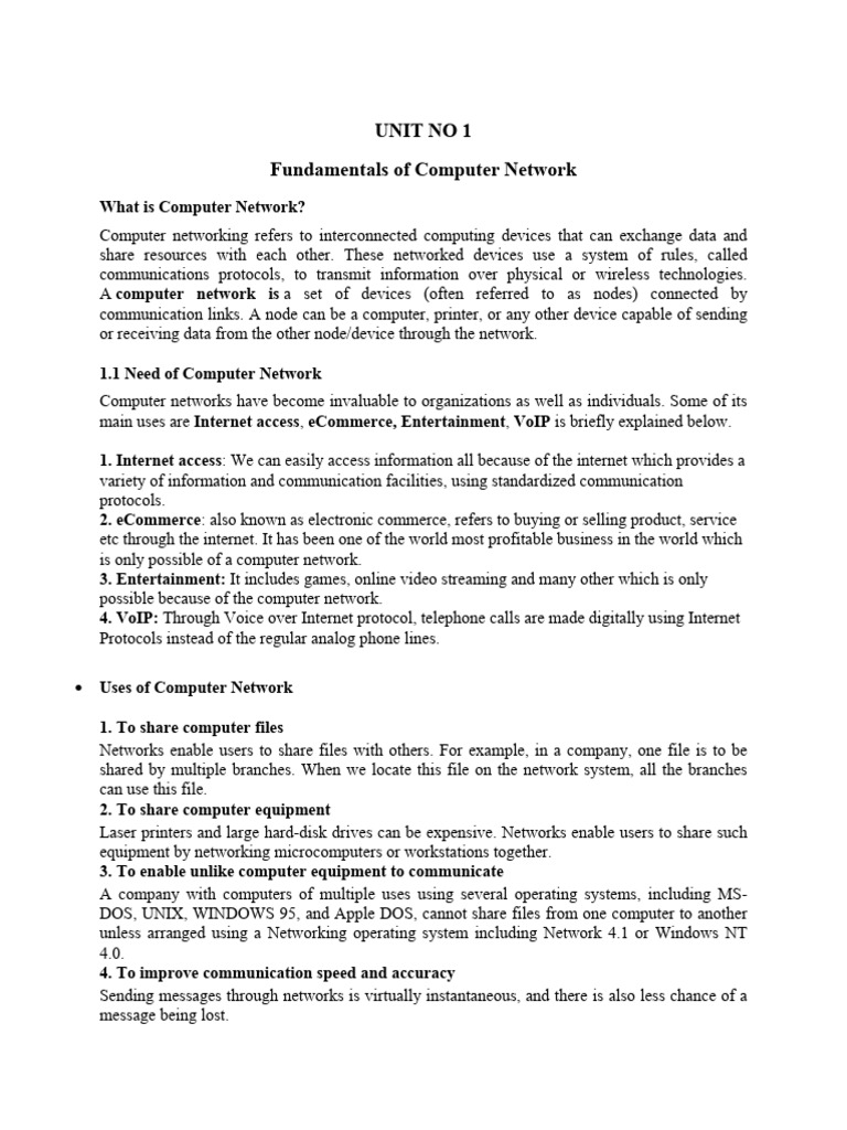 CHap 1. | PDF | Computer Network | Network Topology