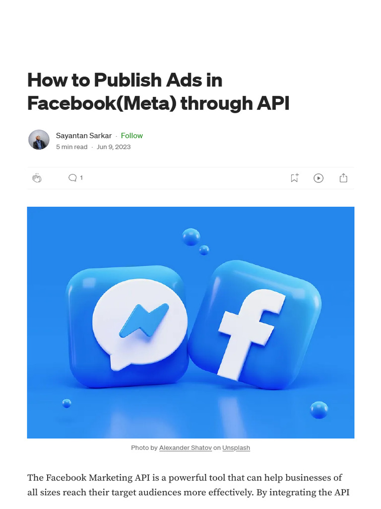 Facebook Ads API: A Complete Guide | PDF | Facebook | Advertising