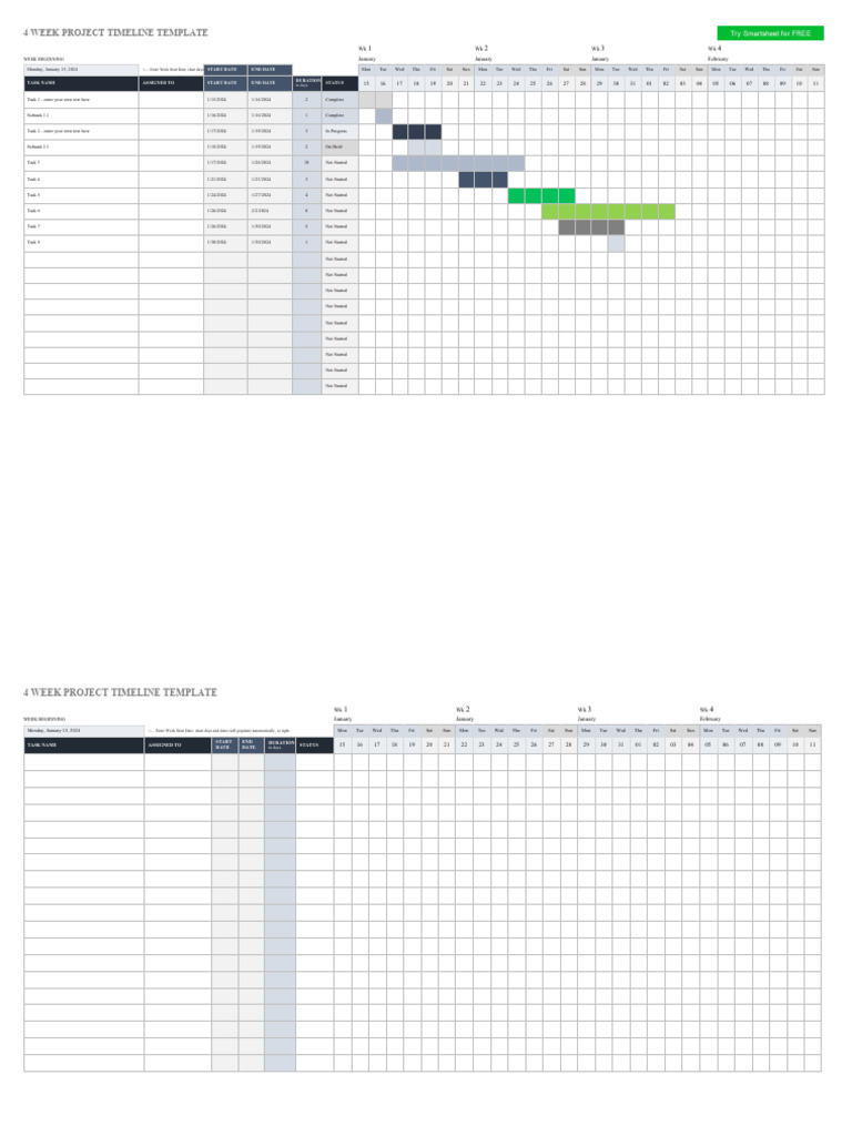 IC-4-Week-Project-calender View | PDF