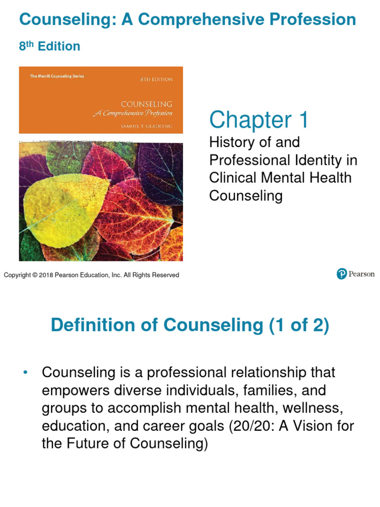 PSYC 2001 Gladding Ch01 | PDF | Diagnostic And Statistical Manual Of Mental Disorders ...