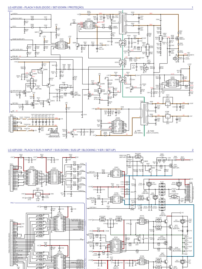 Esquema LG 42PJ350 | PDF