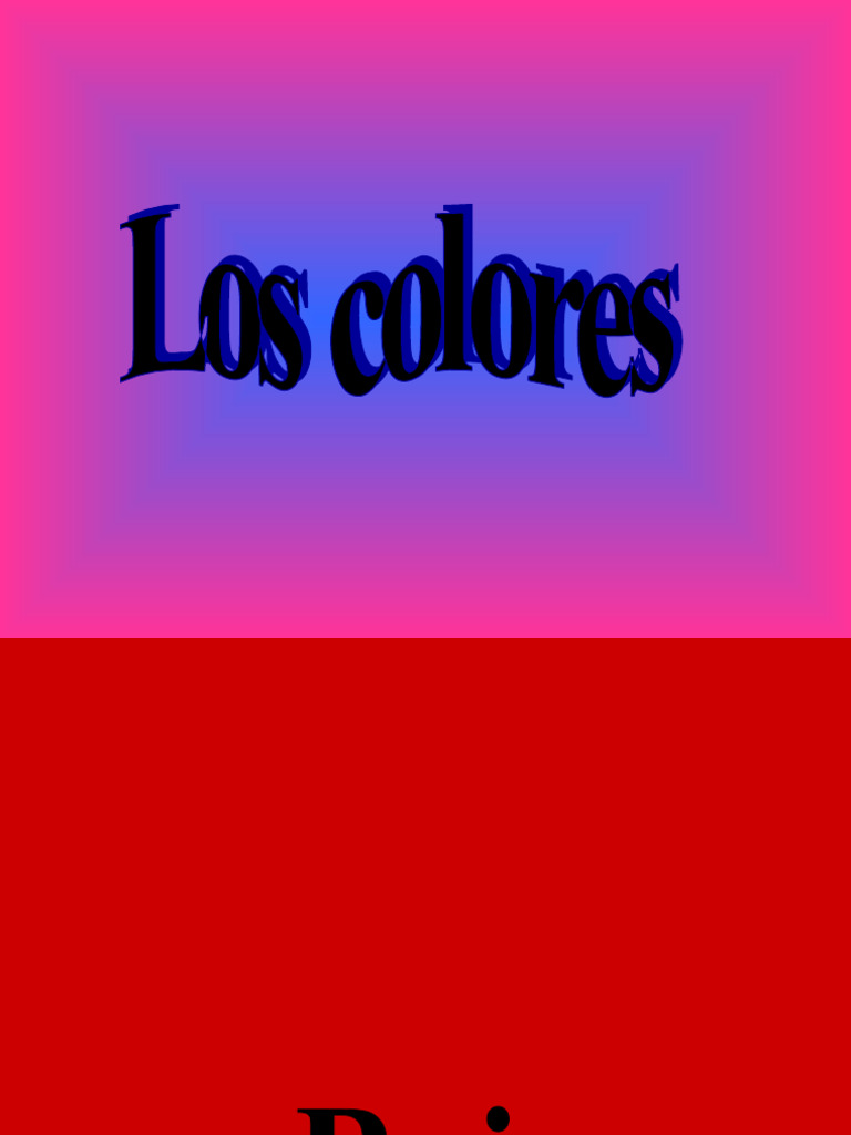 Los colores | PDF