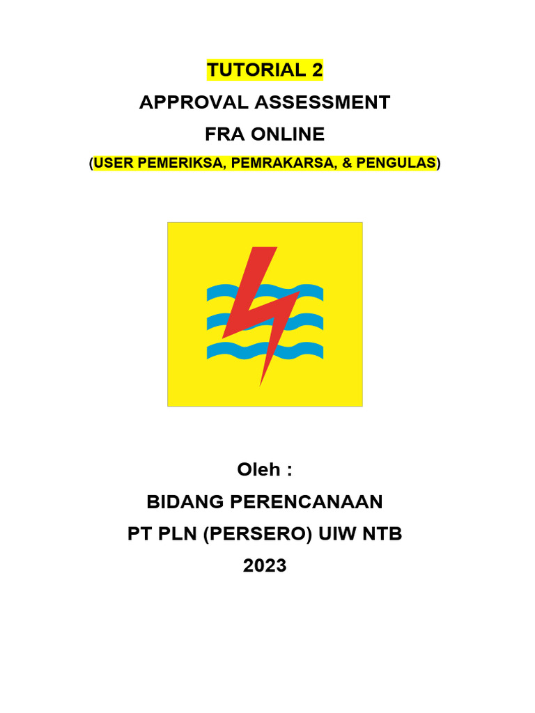 Tutorial 2 - Approval Assessment Fra | PDF | Bisnis | Pengelolaan Keuangan & Uang