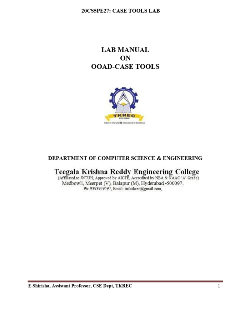 Ooad Lab Manual | PDF | Use Case | Unified Modeling Language Ooad Lab Manual | PDF | Use Case | Unified Modeling Language