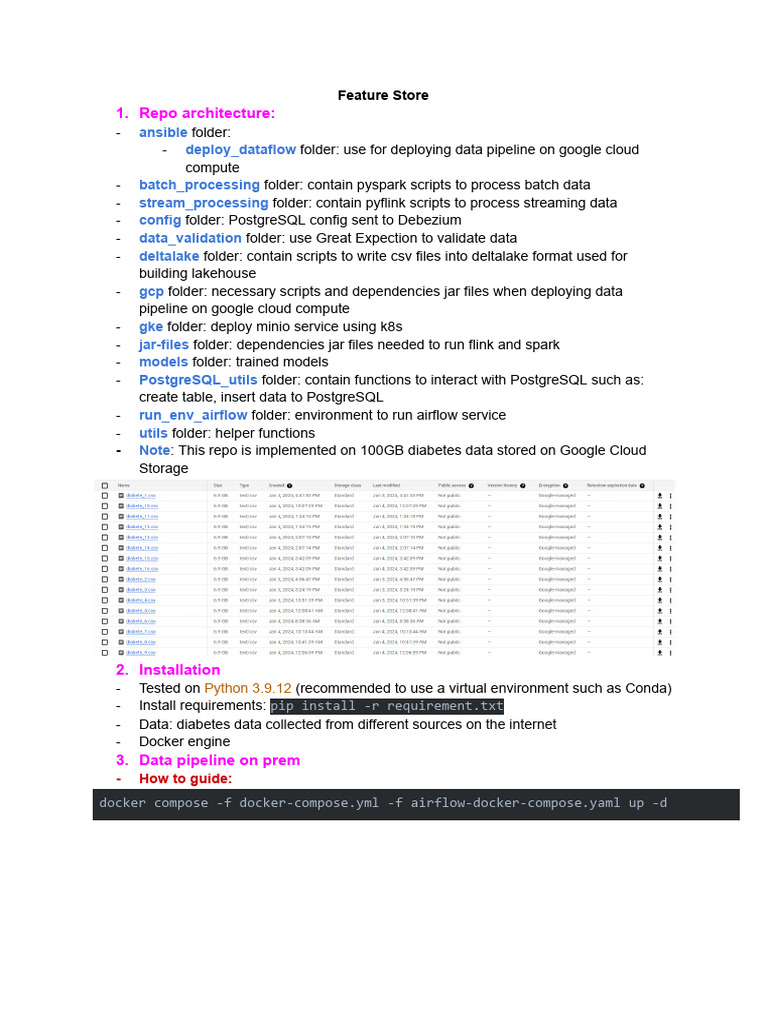 Feature Store | PDF | Computer File | Information Technology