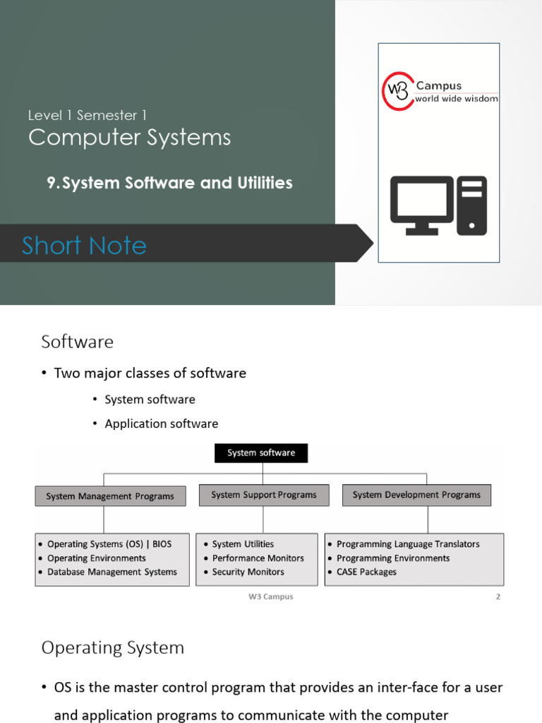 System Software and Utilities-SN | PDF | Operating System | Graphical User Interfaces