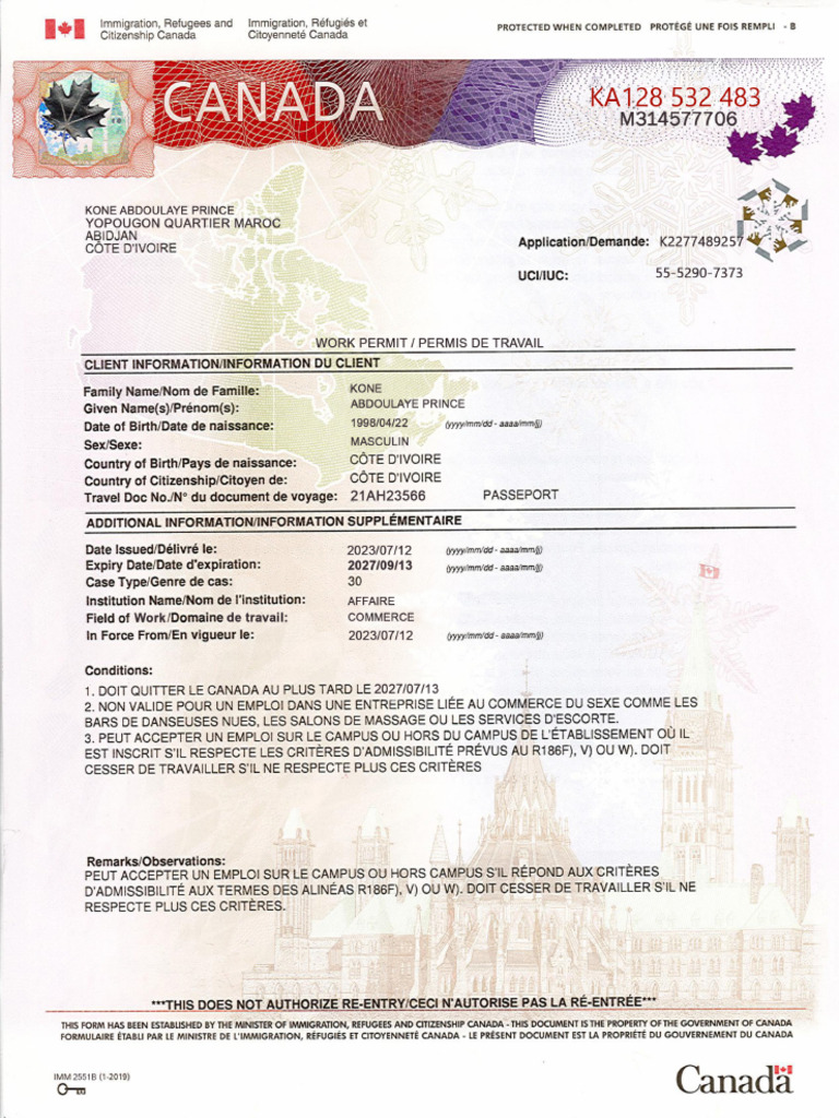 Permit Trvail Omo | PDF