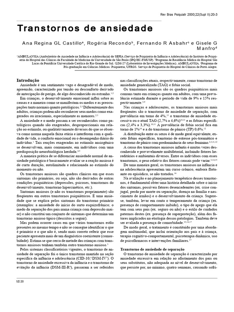 w2ww | PDF | Transtorno de ansiedade social | Distúrbio mental