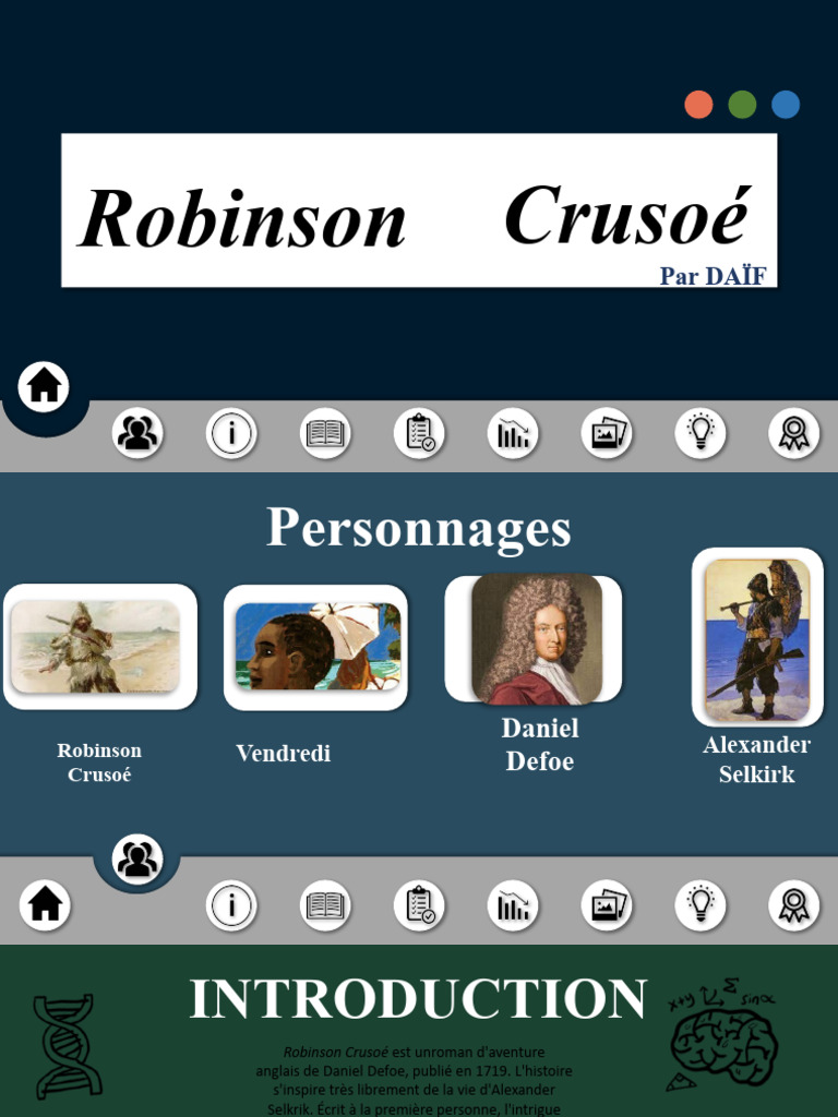 Simple Animated Morph PPT Template | PDF | Robinson Crusoé