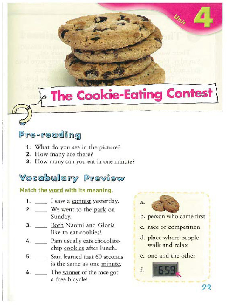 RS1.4 - The Cookie-Eating Contest | PDF