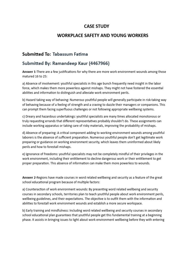 HRM Case Study 16th July | PDF | Learning | Well Being