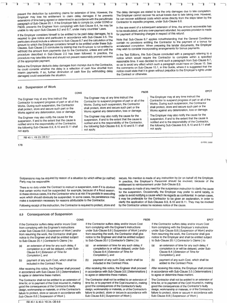 The FIDIC Contracts Guid Part III | PDF | Employment | Damages