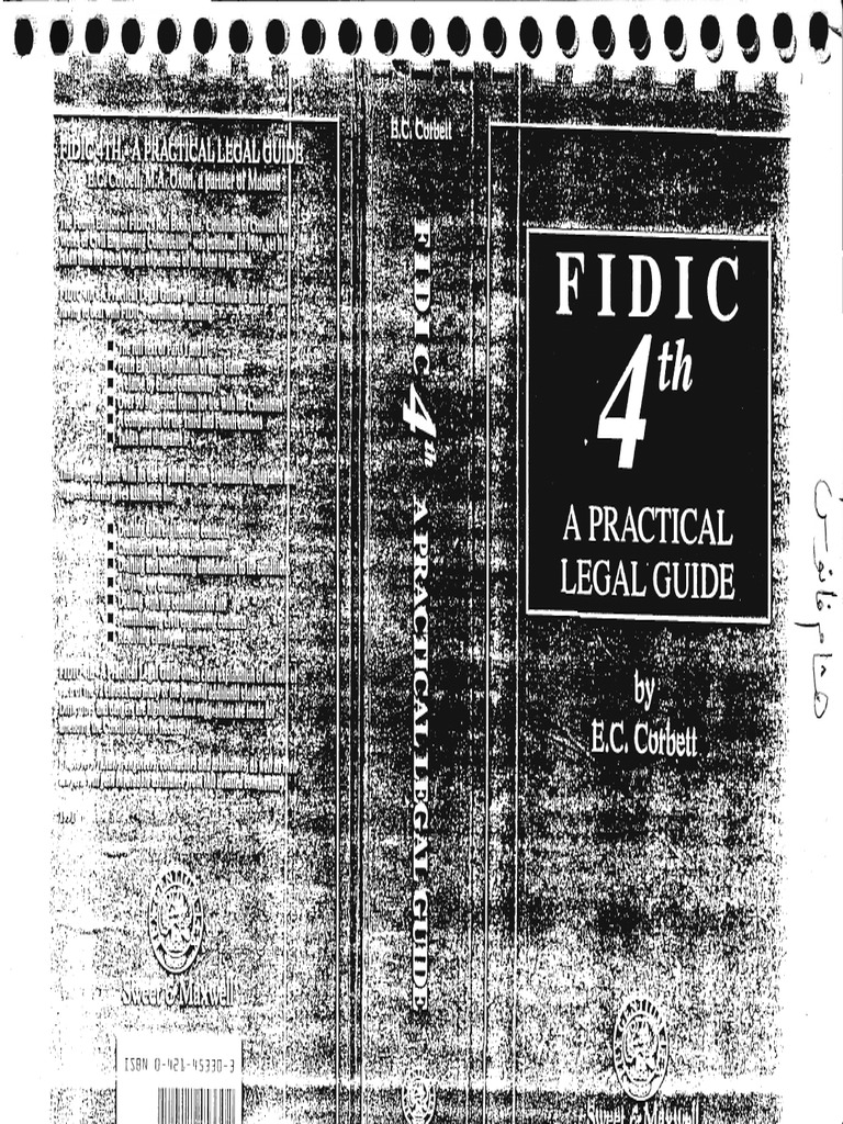 Fidic 4th A Practical Legal Guide E C Corbett Pdf