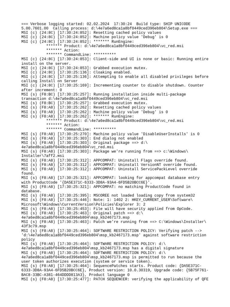 Microsoft Visual C++ 2010 x64 Redistributable Setup - 20240202 ...