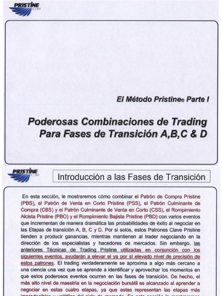 Capitulo 7 Trading para Fases de Transicion A B C D | PDF